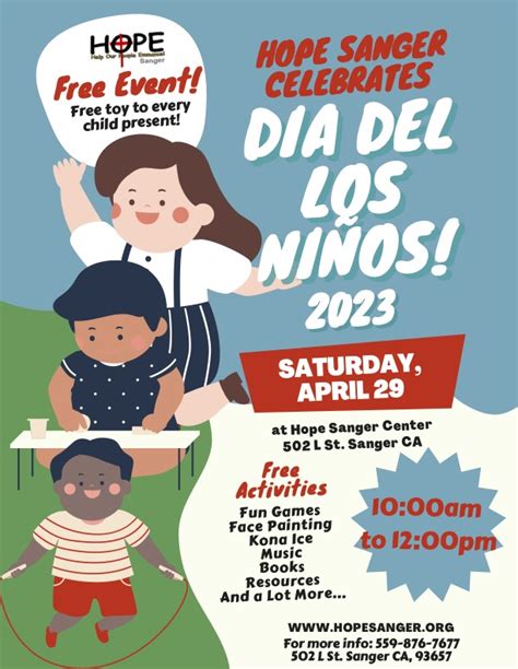 HOPE Sanger Celebrates Dia de los Niños The Sanger Scene