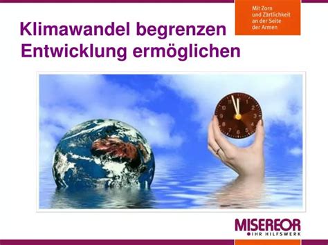 PPT Klimawandel begrenzen Entwicklung ermöglichen PowerPoint