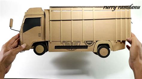 Miniatur Truk Dari Kardus Homecare24