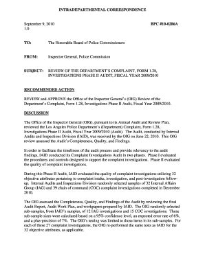 Fillable Online Lapdpolicecom Lacity BPC 10 0286A 15 2 Complaint Form