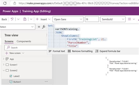 powerapps save as csv from export to excel