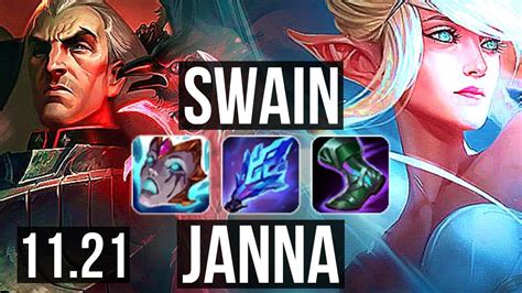 Swain Mf Vs Janna Karthus Sup Defeat Rank Swain Euw