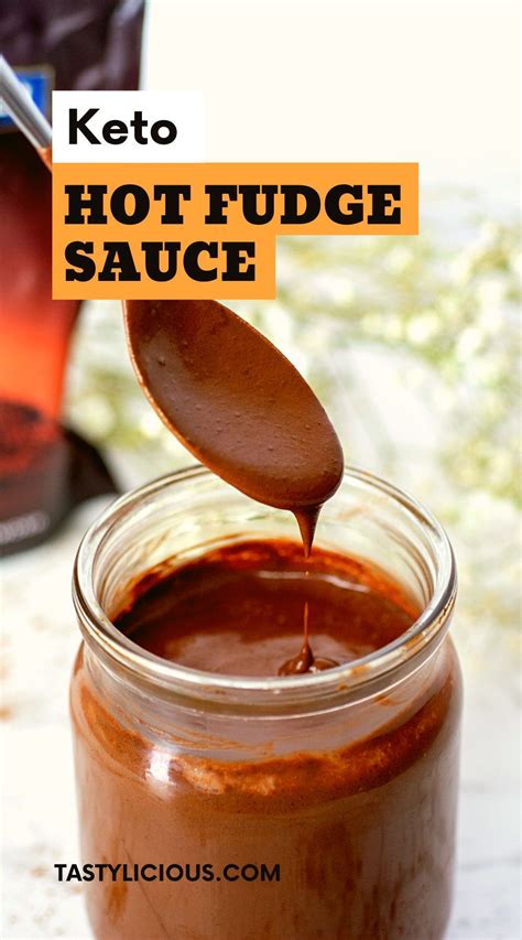 Keto Hot Fudge Sauce Tastylicious Recipe Low Carb Recipes Dessert