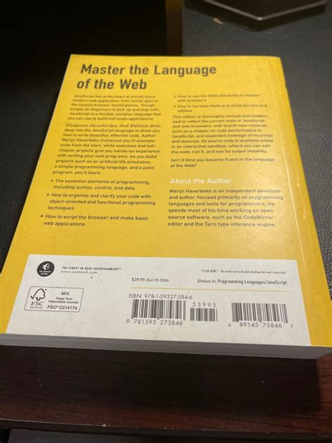 eloquent javascript 2nd ed a modern introduction to programming by marijn 9781593275846 ebay