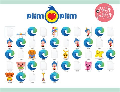 Plim Plim Svg Files For Cricut Plim Plim And Friends Png Etsy