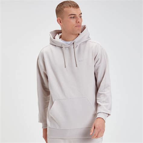 Sweat à capuche oversize Rest Day pour hommes Gris clair MYPROTEIN