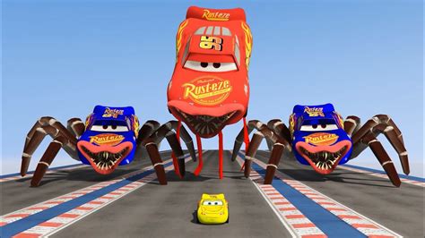 Epic Escape From The Lightning McQueen Head Eater Spider McQueen