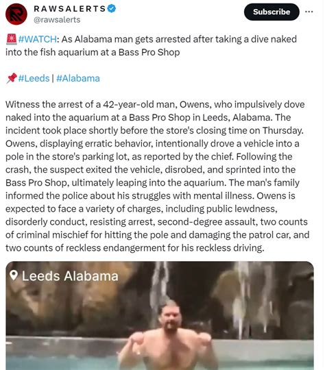 Rawsalerts Bass Pro Shop Nude Swimmer Know Your Meme