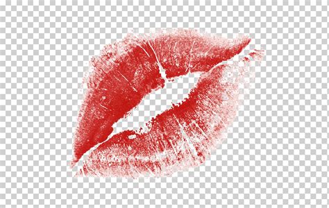 Ilustración de labios rojos labio de beso labios de acuarela amor