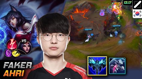 Faker Ahri Mid Build Everfrost Electrocute LOL KR GrandMaster Patch