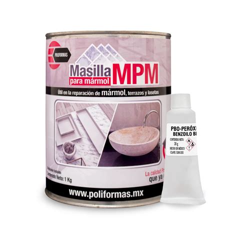 Masilla para mármol Plásticos y Resinas