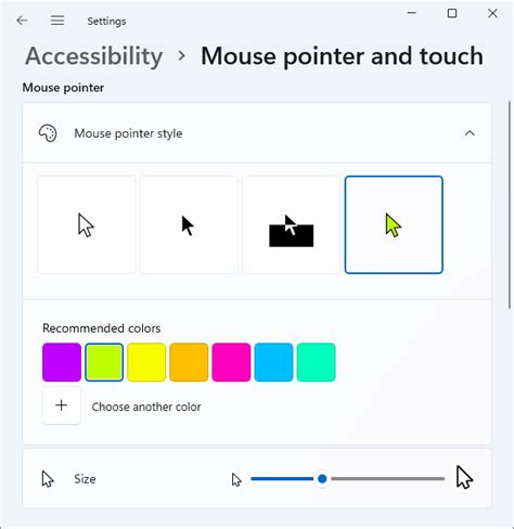 How To Change The Mouse Pointer Size And Color In Windows 10 11