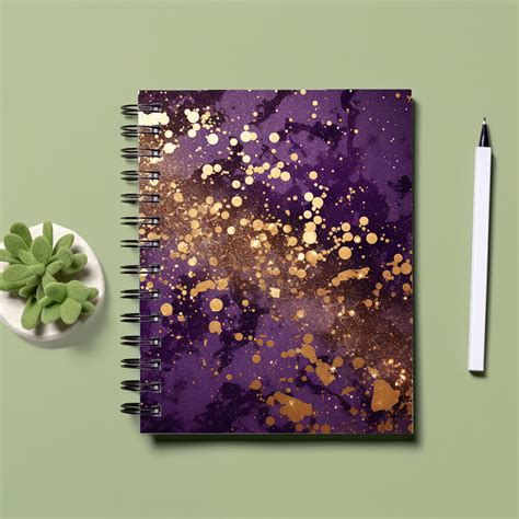 Spiral Notebook Mockup For Canva Drag And Drop Editable Canva Etsy