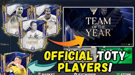 TOTY F2P ICONS OFFICIAL TOTY XI PLAYERS HONOURABLE MENTIONS AND 12TH