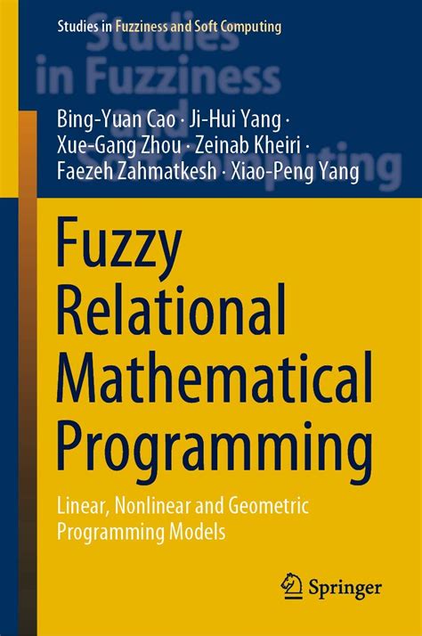 fuzzy relational mathematical programming linear nonlinear and geometric programming models by