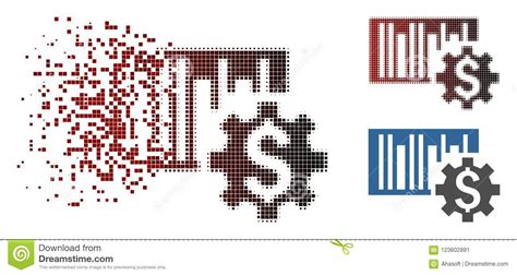 Disappearing Pixel Halftone Censored Naked Woman Icon Cartoon Vector