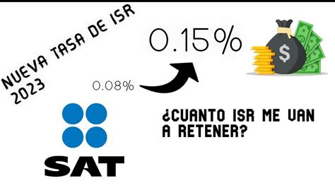 Tasa De Retencion Isr Resico 2023 Image To U