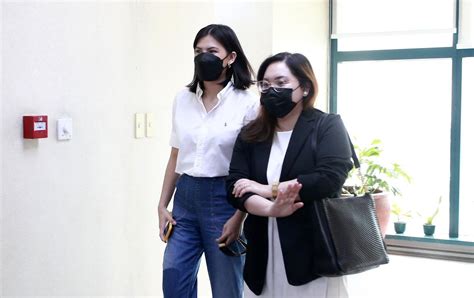 Gwyneth Chua Arrives At Makati Prosecutors Office Photos Gma News Online