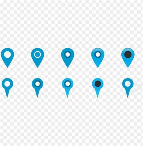 Vector Transparent Free Map Marker Pin Icons The Web Google Map