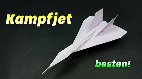 Papierflieger Der Welt Wie Man Einen Papierflieger Weit Weg Fliegen