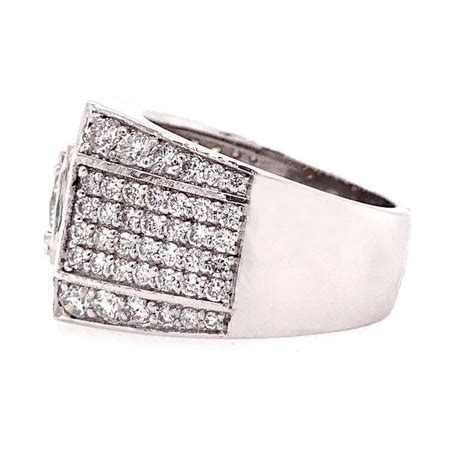 Bague De Fian Ailles Ronde 5 50 Ct IGI GIA Lab Cr Diamant Or Blanc