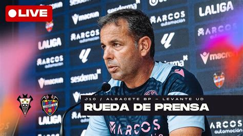 En Directo Rueda De Prensa De Javi Calleja Previa Al Encuentro Ante
