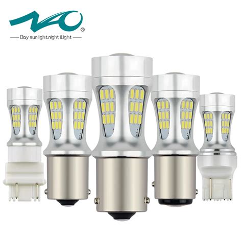 NAO 2x Py21w P21 5w P21W 1156 Ba15s Car Led Light 1157 Bay15d Light