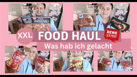 XXL FOOD HAUL REWE 98 WOCHENEINKAUF Fräulein Jasmin YouTube