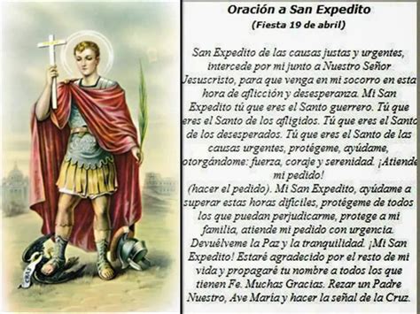 ORACION A SAN EXPEDITO Oraciones Para Causas Urgentes 2021