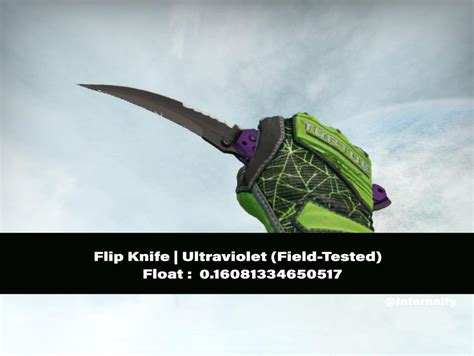 0 16FV Flip Knife Ultraviolet FT CSGO SKINS KNIVES Video Gaming
