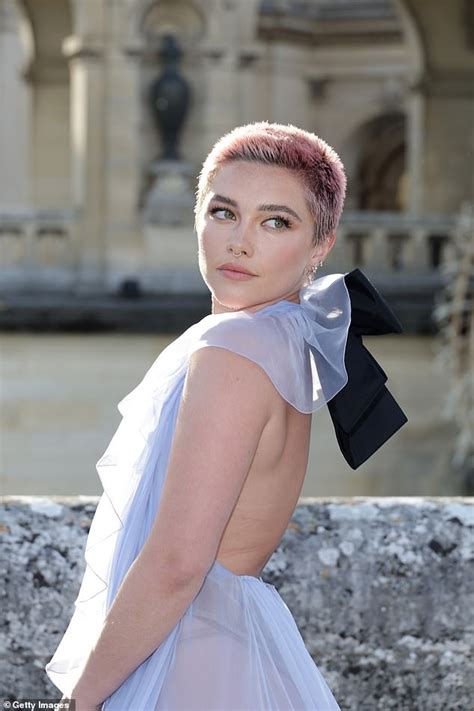Florence Pugh Dares To Bare In A VERY Sheer Lilac Gown At The Valentino