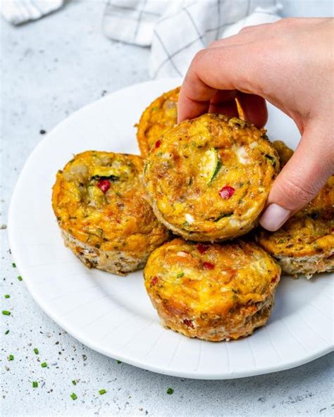 Veggie Packed Frittata Egg Muffins For Cheery Mornings Clean Food Crush