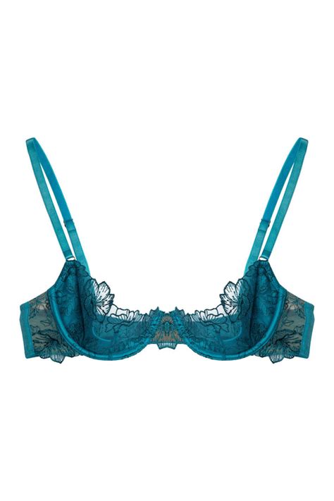 Playful Promises Marlowe Embroidered Quarter Cup Bra Trashy Diva Lingerie