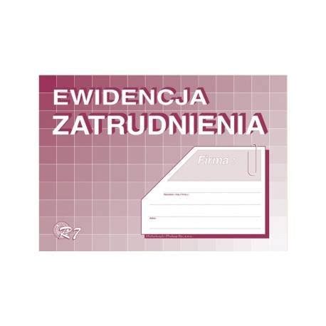 Druk Ewidencja Zatrudnienia A5 Michalczyk I Prokop MICHALCZYK I