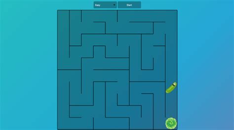 find my waysimple maze game using javascript with sou