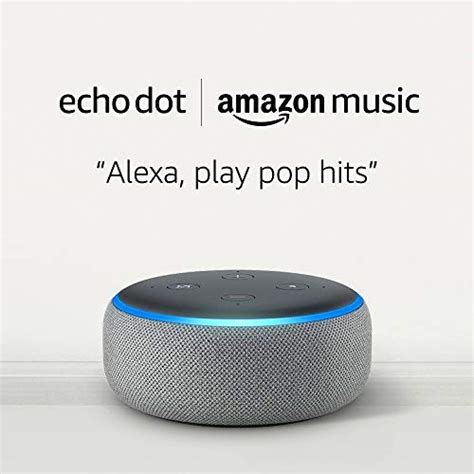 Echo Dot 3rd Gen And 6 Months Of Amazon Music Unlimited FREE W Auto