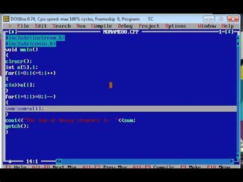 Program To Print The Array Elements In Reverse Order In C YouTube