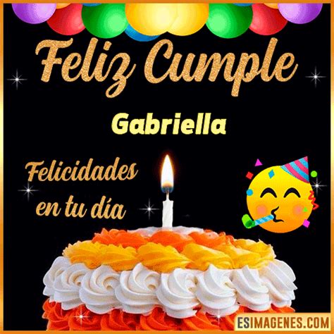 ºº Feliz Cumpleaños Gabriella 32 Tarjetas y