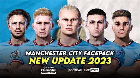 Manchester City New Facepack Sider And Cpk Efootball Pes