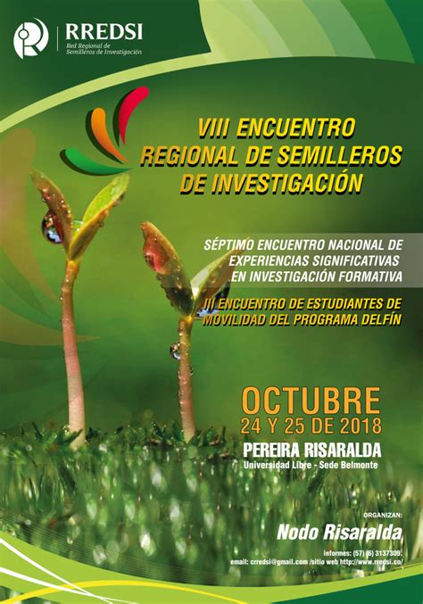 VIII ENCUENTRO REGIONAL DE SEMILLEROS DE INVESTIGACIÓN RREDSI