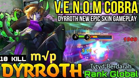 Review Skin Baru Dyrroth Venom Cobra Langsung Dapat Mp YouTube