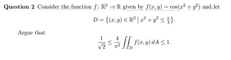 solved question 2 consider the function f r2⇒r given by