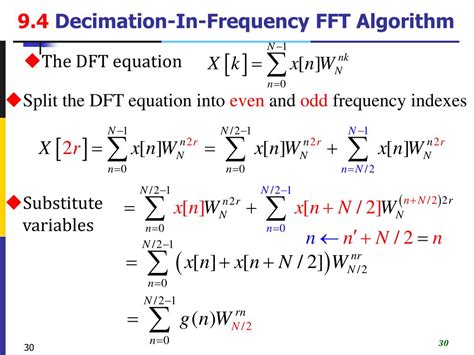 ppt chapter 9 computation of the discrete fourier transform powerpoint presentation id 6801484