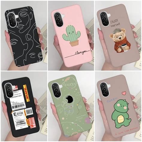 Funda de silicona suave para teléfono Huawei Nova Y70 Plus carcasa con