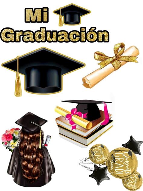 Topper de graduación Decoraciones para fiesta de graduado Decoración