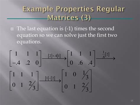 properties of matrices