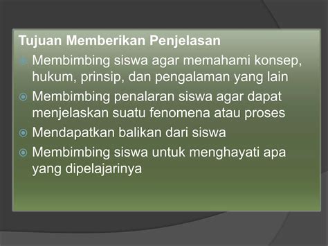Keterampilan Dasar Mengajar PPT