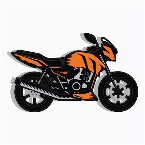 Motorcycle Vector Art Illustration And Graphic 24081454 Vector Art At