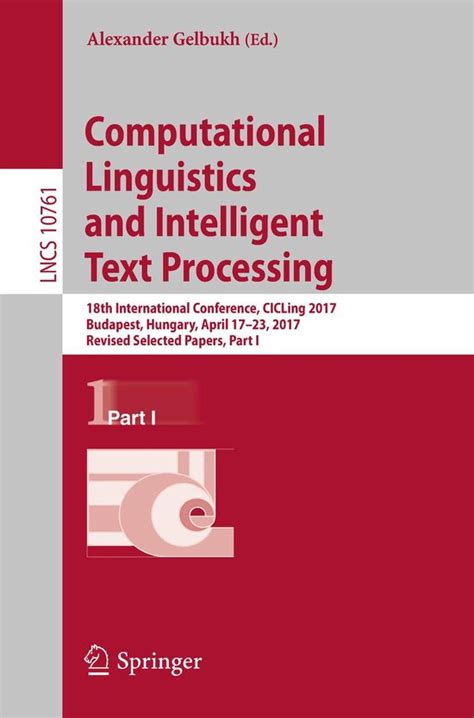 theoretical computer science and general issues 10761 computational linguistics and