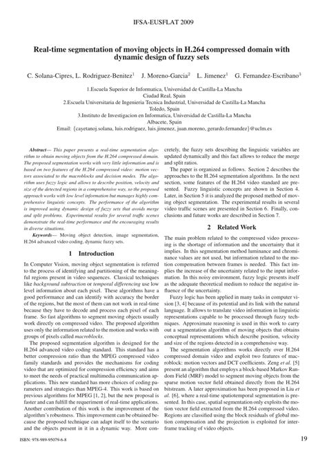 pdf real time segmentation of moving objects in h 264 compressed domain with dynamic design of
